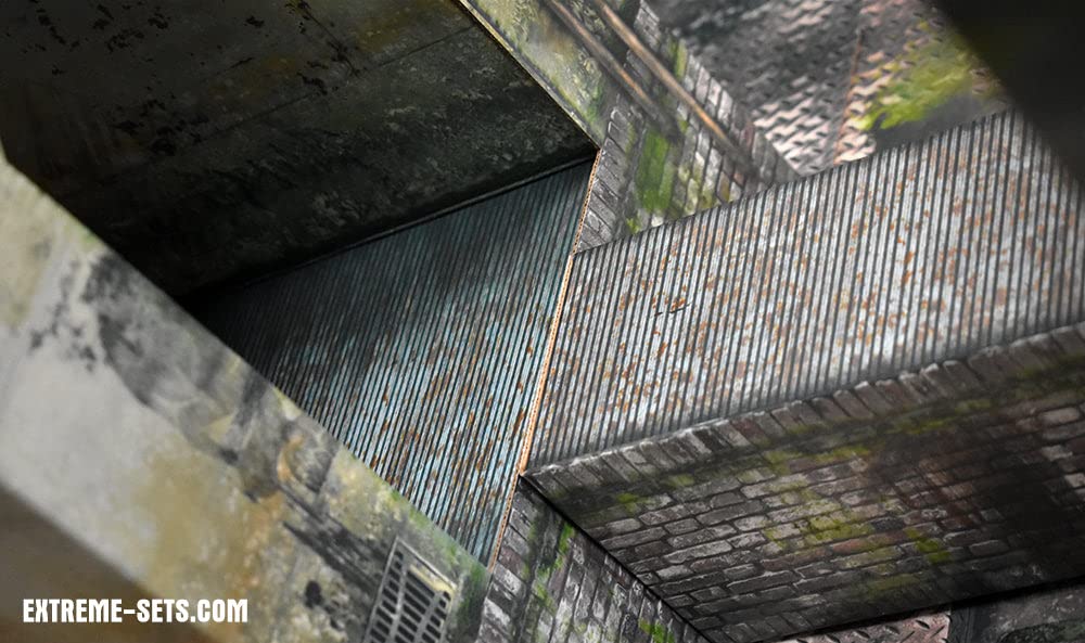 Extreme-Sets Sewer 20 Pop-Up Diorama Display, 1/12 Scale, Cardboard, 1 ...