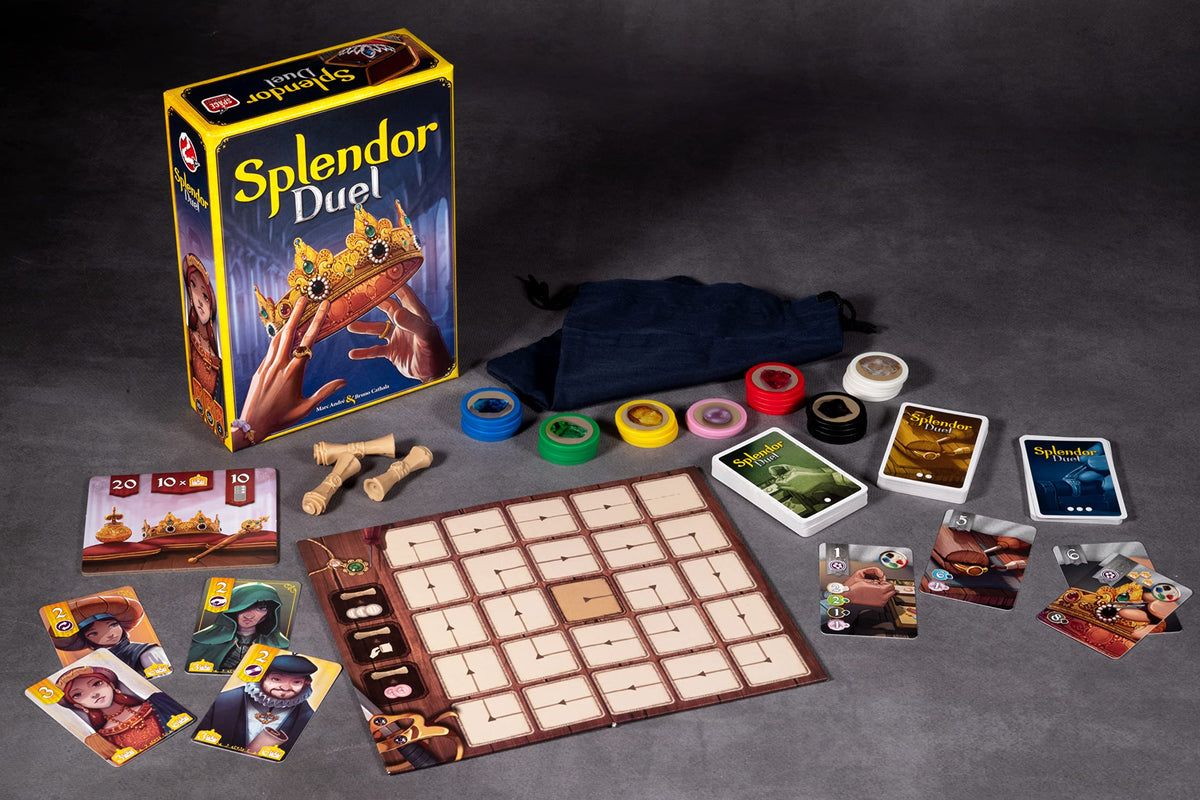 Space Cowboys Splendor Duel Board Game - Two-Player Strategy Game for ...