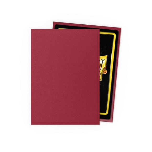 DRAGON SHIELD: MATTE NON-GLARE: BLOOD RED (100CT) – Spieda Games